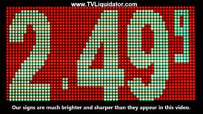 Gas Price LED Sign Featured in Demonstration Video - TV Liquidator Blog