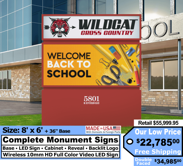 Custom Digital LED Monument Signage for Businesses | TVLiquidator