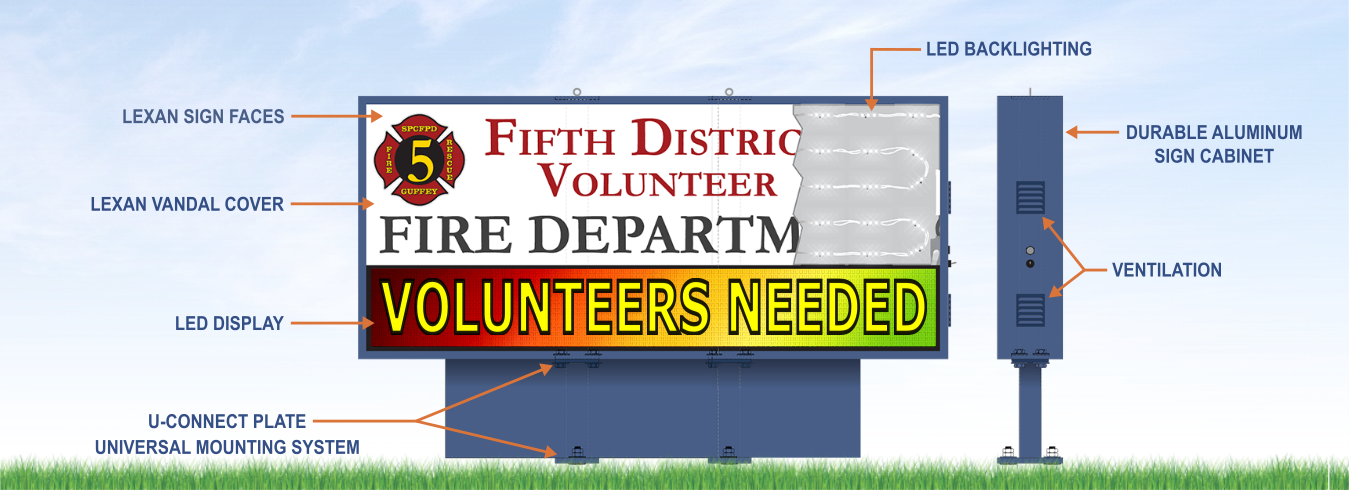 Custom Digital LED Monument Signage for Businesses | TVLiquidator