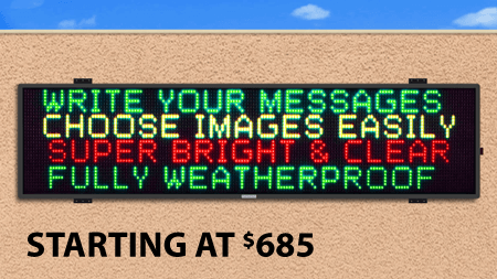 Custom Digital LED Monument Signage for Businesses | TVLiquidator